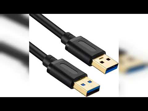 Review: USB 3.0 Male to Male Cable 3Ft,USB to USB Cable with Gold-Plated Connector for Hard Dr...