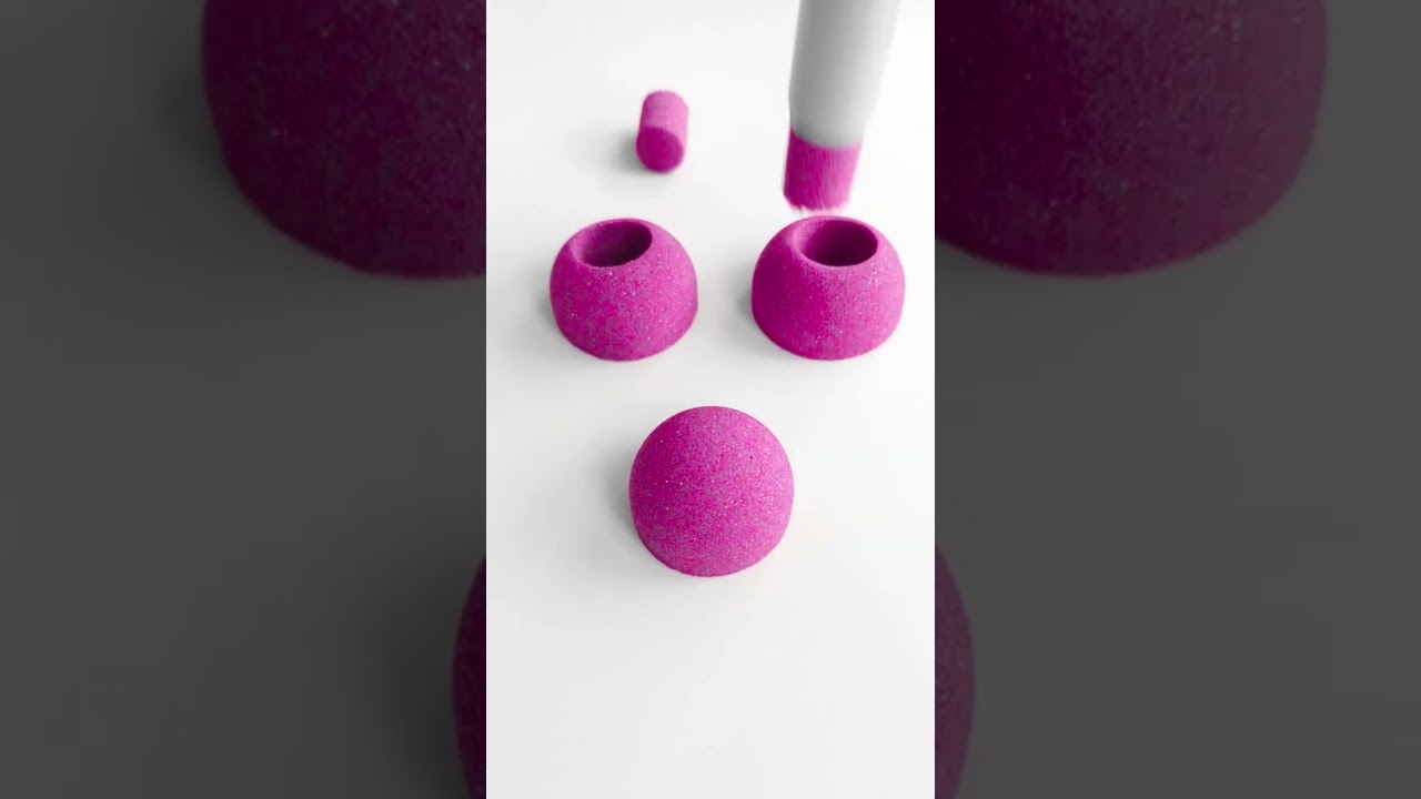 #ASMR Very Satisfying and Relaxing Video Kinetic Sand | #shorts 1091 #GiveItYourBestShort