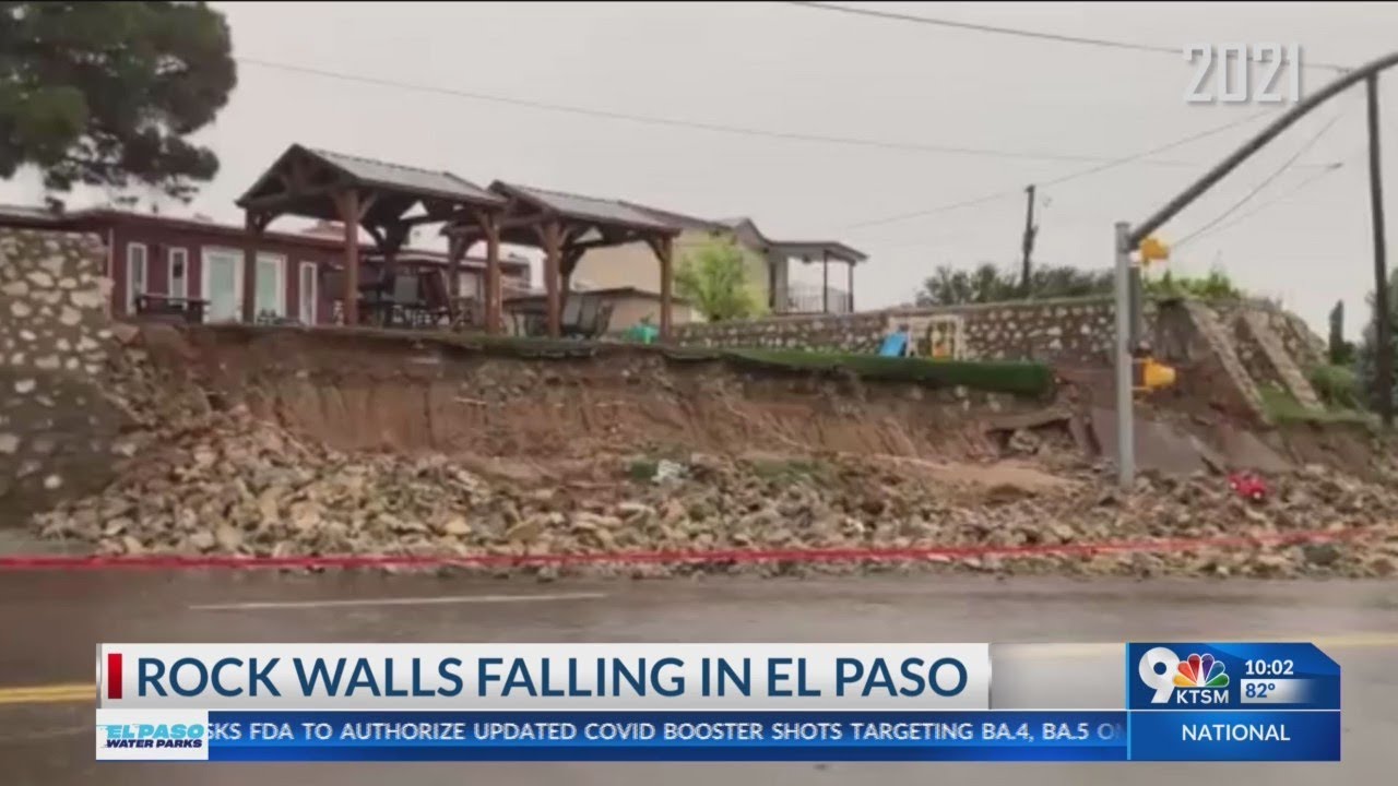 Why some El Paso rock walls fail during rainstorms
