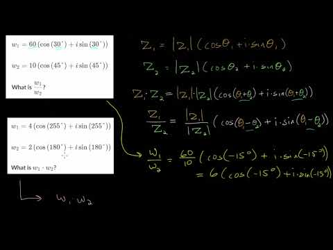 Multiplying and Dividing Complex Numbers in Polar Form - Expii