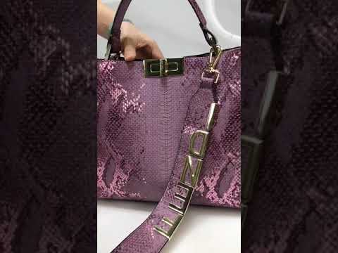 Snake Skin Texture Pink Tote Bag