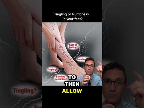 Tingling or Numbness in your feet? Comment "Me" below!