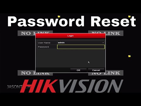 How To Reset Lost Password On The Hikvision NVR / DVR Recorder