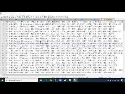 IICS - 7 .Multiple Delimiter Flat File to Table Load
