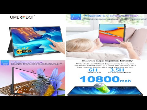 Top 5 UPERFECT Touchscreen 15 6 Inch Portable Monitor