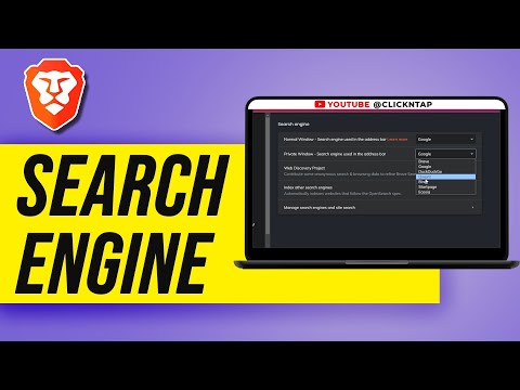 How To Change The Search Engine In Brave Browser On Your PC