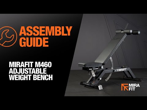 M460 FID Adjustable Weight Bench with Leg Attachment | Mirafit