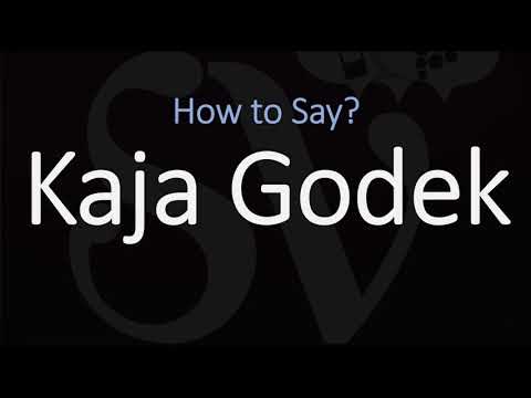 How to Pronounce Kaja Godek? (CORRECTLY)