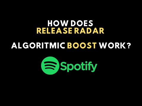 How the release radar algorithmic boost works