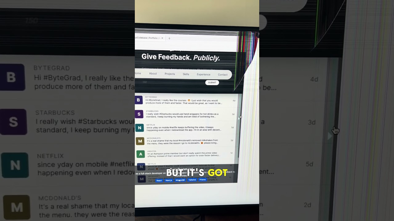 Portfolio redesign that actually impresses recruiters #webdeveloper #fullstack