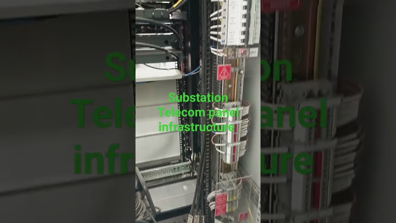 Substation Telecom panel infrastructure