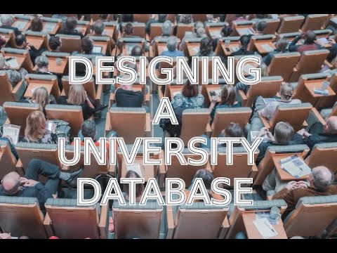How to design a university database