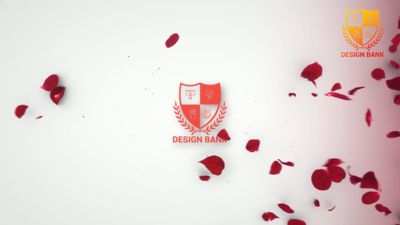 ID #257 - Petals Logo Reveal Intro Animation - Design Bank Logo Animation