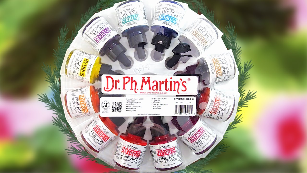 FINALLY trying Dr. Ph. Martin's Hydrus Watercolors!!