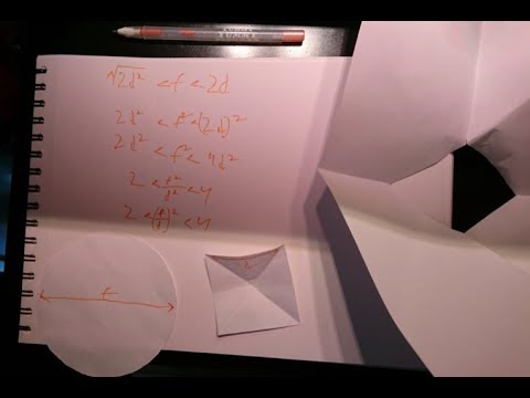 Circle passing through a smaller square – Geeks out of the box