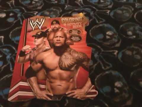 WWE coloring book Showcase