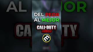 Del PEOR al MEJOR COD ZOMBIES según METACRITIC! #shorts