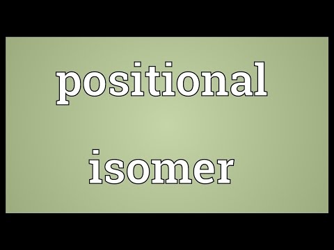 Positional isomer Meaning