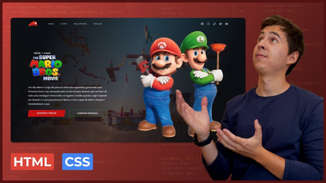 GitHub - leovargasdev/youtube-site-mario: Este projeto é um tutorial ...