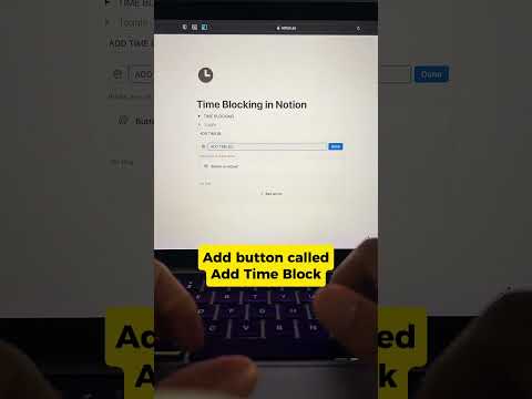 How to use time block in Notion