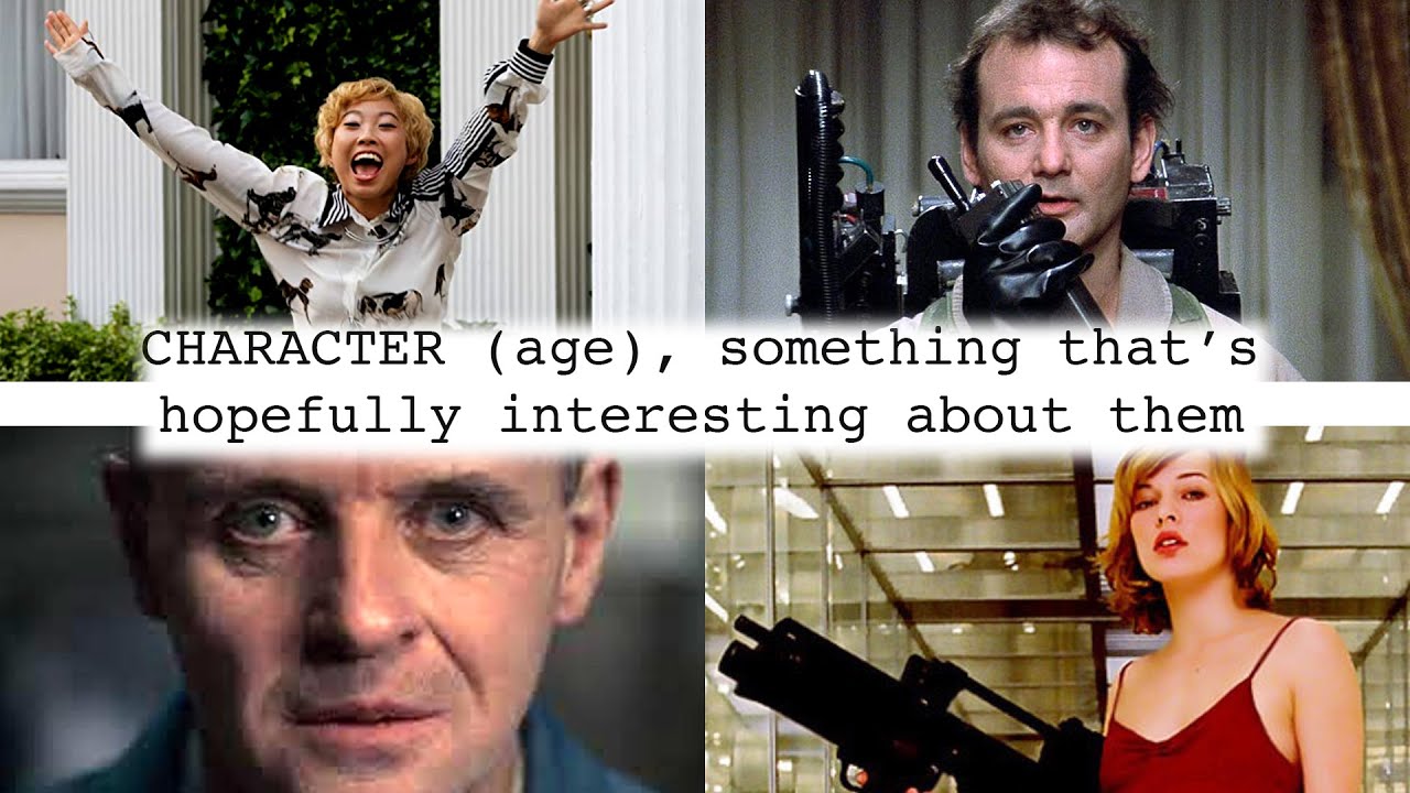 How To Write Character Description - Screenplay Formatting