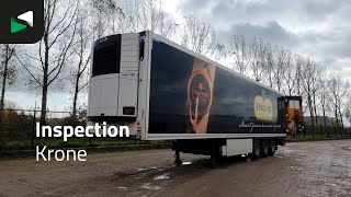 Naczepa chłodnia Krone Carrier Vector 1550 TÜV 06/24 NL Trailer Palettenkasten na sprzedaż ...
