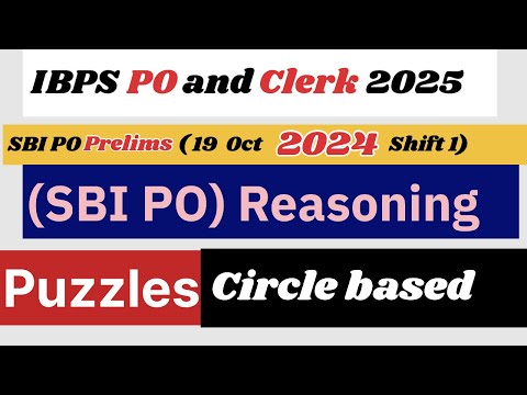 IBPS PO/Clerk 2025| puzzle by ankushlamba #puzzles#puzzlesintelugu#puzzles#reasoningtricks#viral