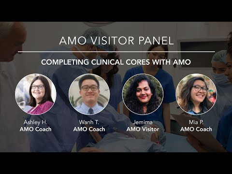 AMO Visitor Panel: Completing Clinical Cores with AMO