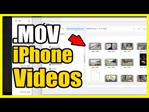 How to Show Pictures for .MOV iPhone videos on Windows 10 or 11 Thumbnails