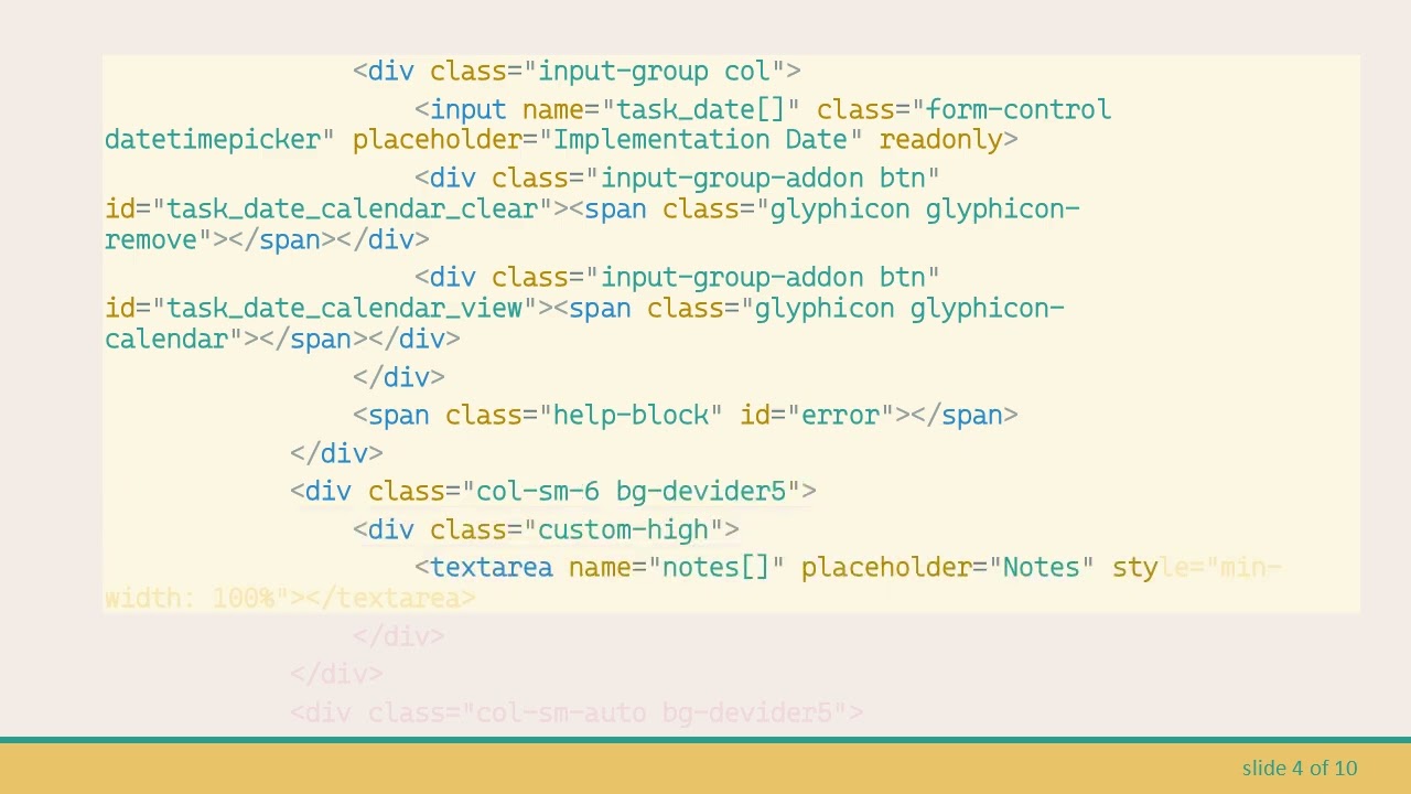Implementing Bootstrap Datetimepicker as a Dynamic Array in Your Forms