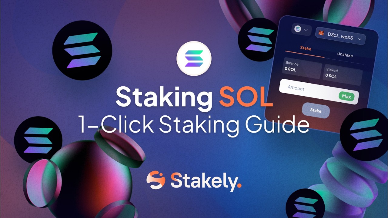 How to stake SOL on Stakely | Solana Staking Tutorial