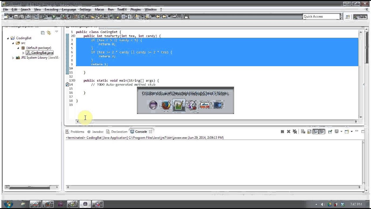 Let's play Coding Bat!  Java Logic - 1