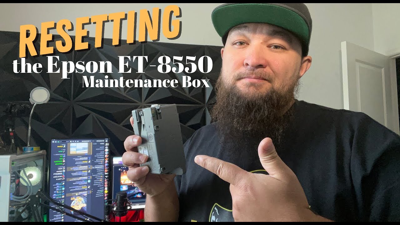 How to Reset the Maintenance Box Epson ET-8550 Printer