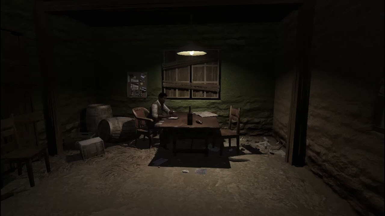 Far Cry 2 Study Ambience 3 Hours (Man writing, Animals, Leaves, Wind, Low lighting)