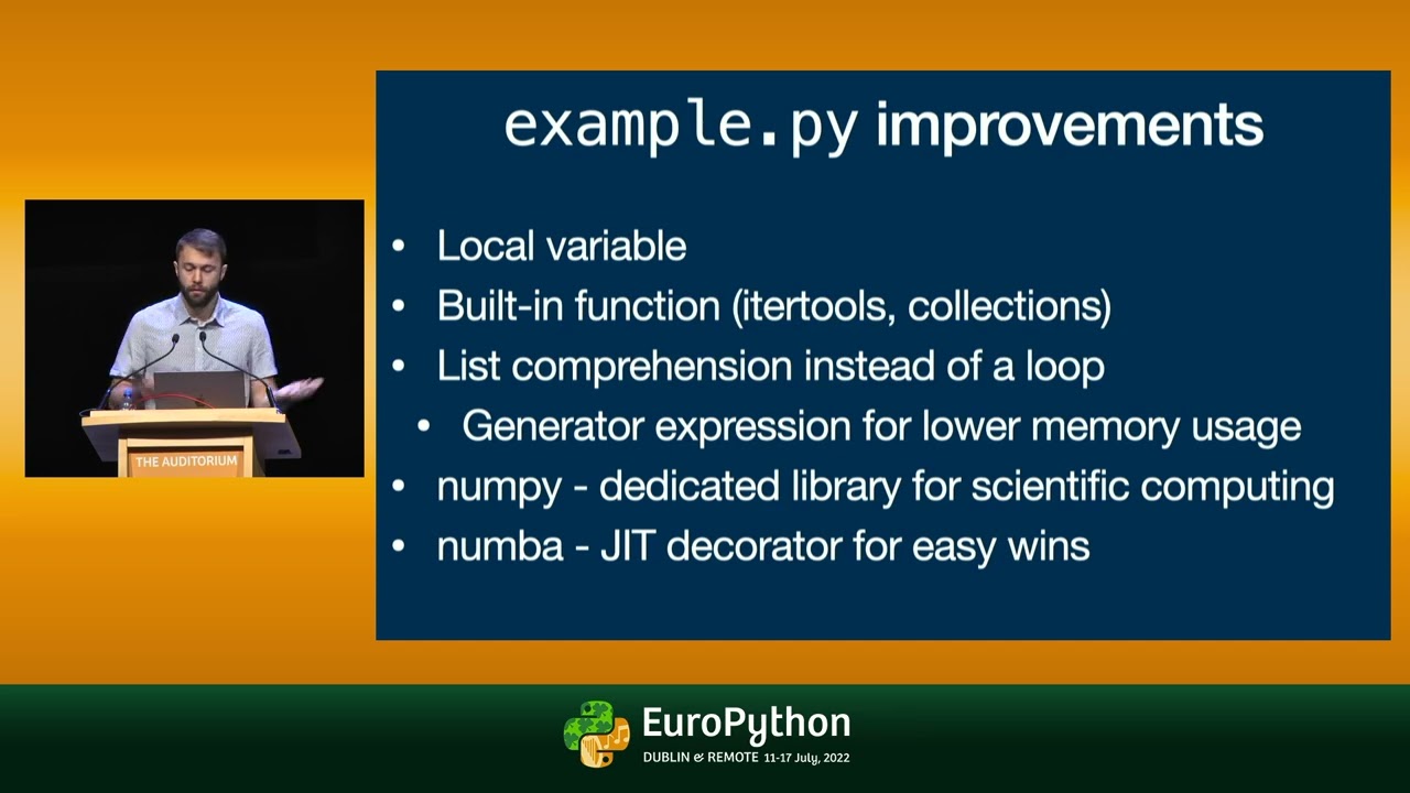 Writing Faster Python 3 - presented by Sebastian Witowski