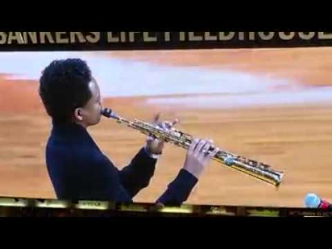 Bryan Thompson | National Anthem at Pacers New Years Eve Game