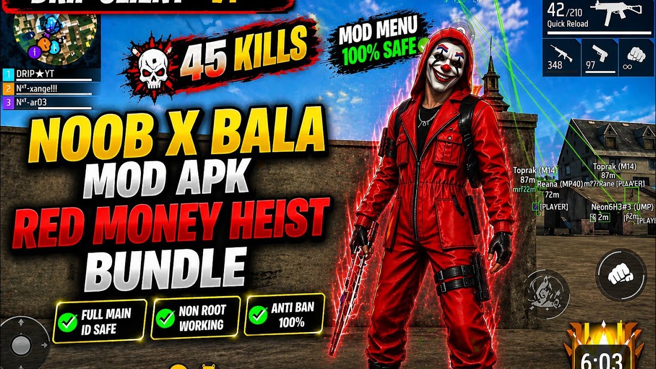 DRIP CLIENT V3.0 RAGE 45 KILLS ON BR RANK| DM FOR PAID PANEL | CHECK PIN COMMENT 👇
