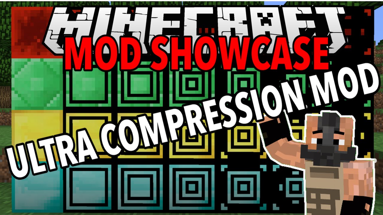 Ultra Compression Mod (Easy Mass Storage) : Minecraft Mod Showcase
