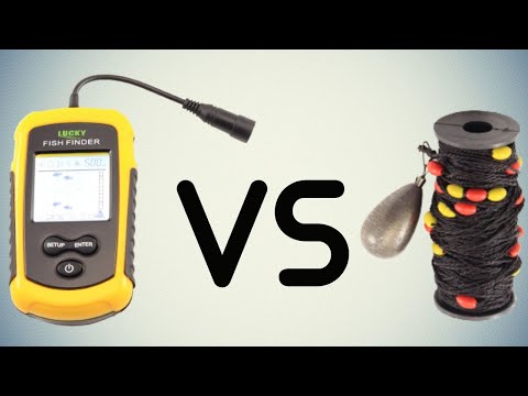 ECHO SOUNDER VS DEPTH GAUGE! Sonar test Lucky FF1108 1