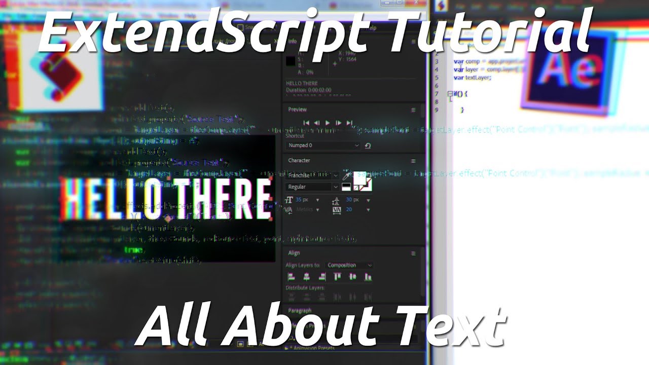 After Effects Scripting Tutorial: All About Text