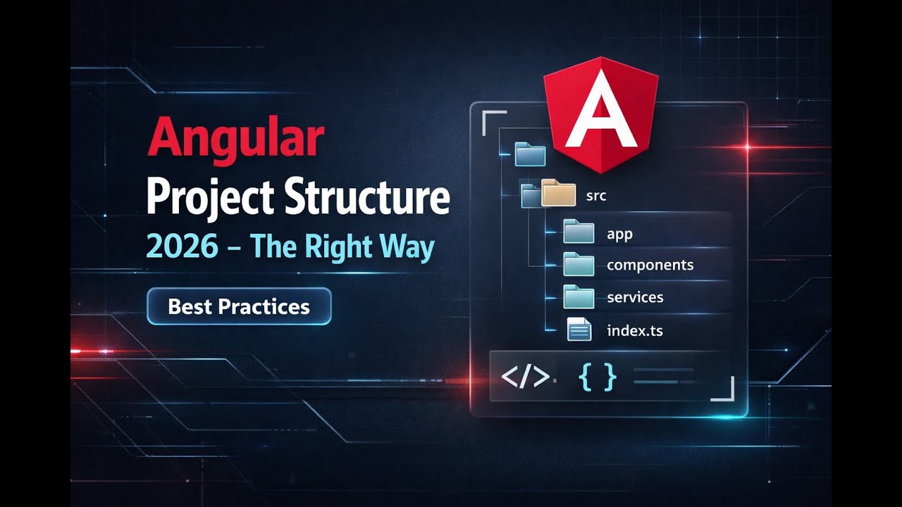 Angular Project Structure 2026 – The Right Way Full Breakdown