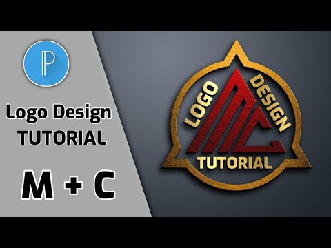 Professional M + C Monogram Logo Design Tutorial | How To Design M C Logo in Pixellab