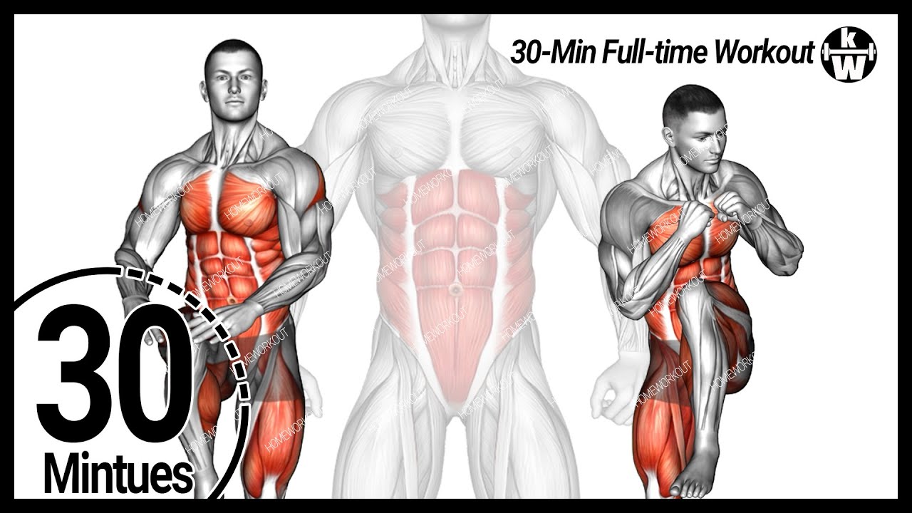 30-Min! Standing Abs Workout ➜ Get Six-Pack Abs Easily at Home.