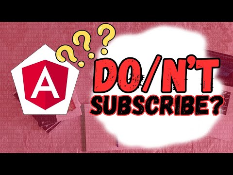 Why is NOT OK/OK to use SUBSCRIBE in Angular?