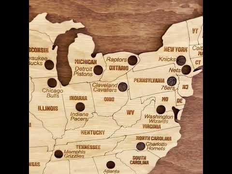 @RanocchioMap National Basketball Association Map by #ranocchiomap #nba #basketball