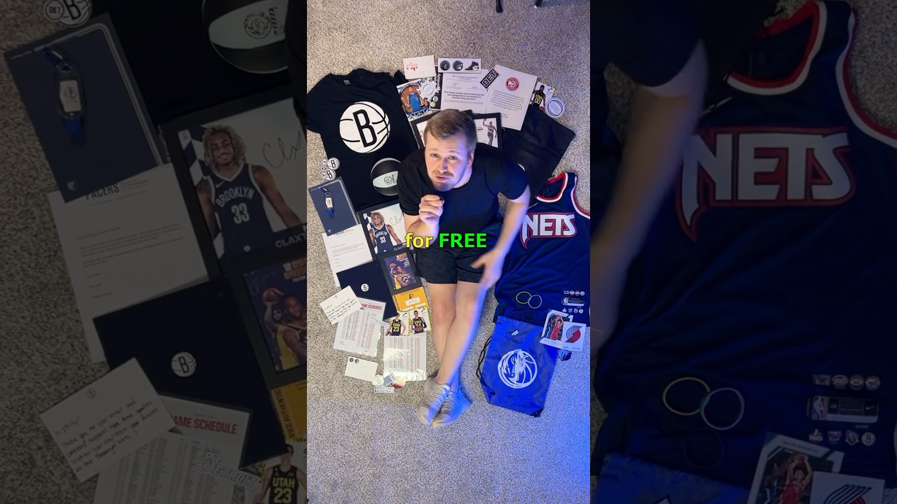 How to Get Free Merch from NBA Teams #nba #basketball