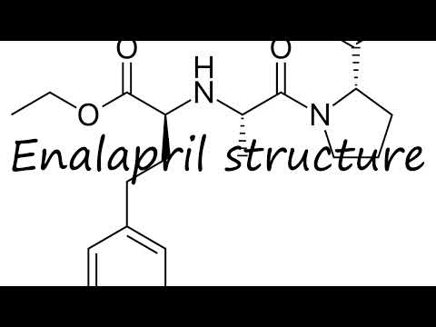 How to pronounce Enalapril structure in English?