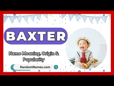 Baxter - Baby Boy Name Meaning, Origin & Popularity - RandomNames.com