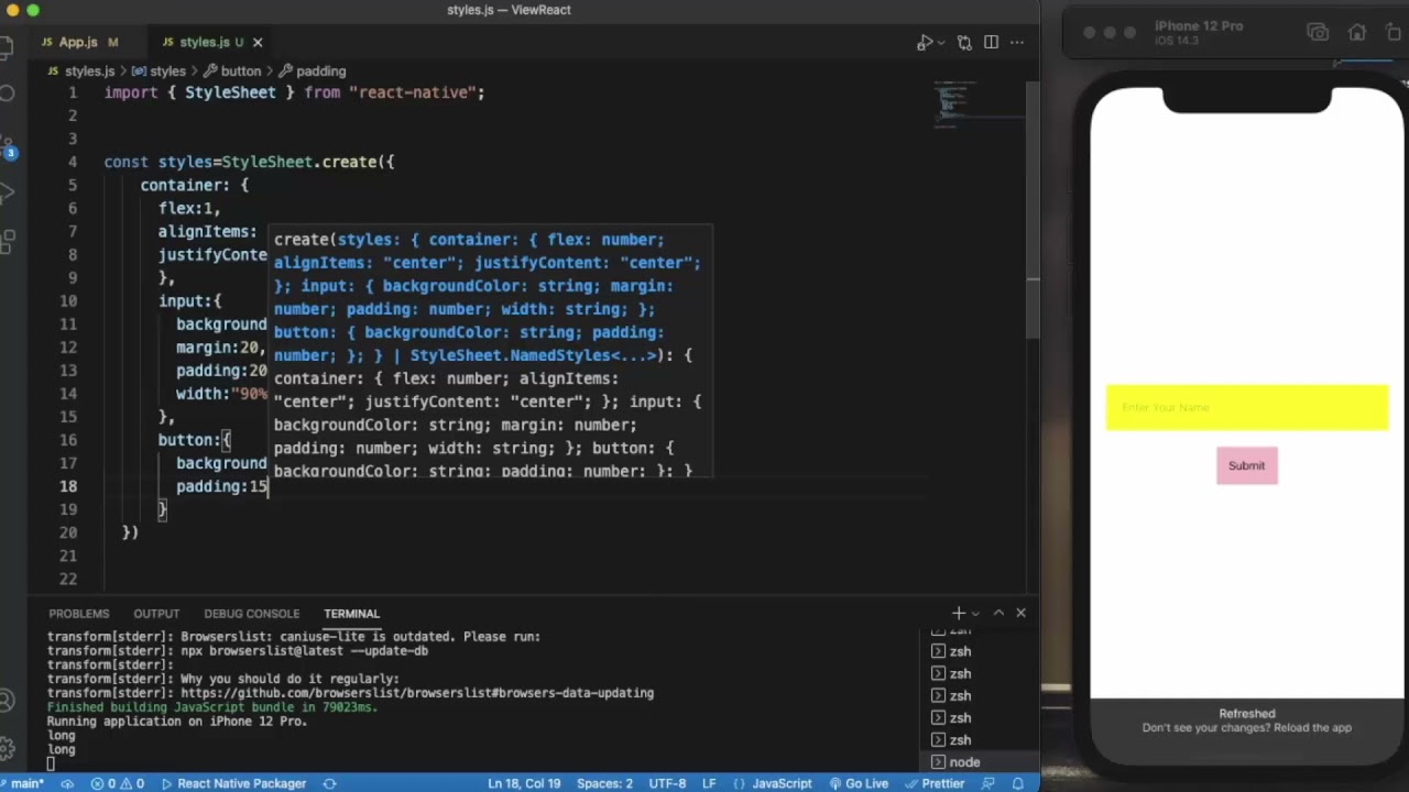 React Native Tutorial 48 - ActionSheetIOS example
