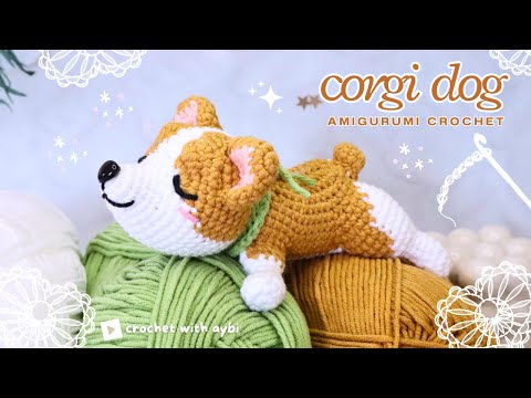 Corgi Dog Crochet Amigurumi Part 1 | Free Pattern and Tutorial | How to Crochet Corgi